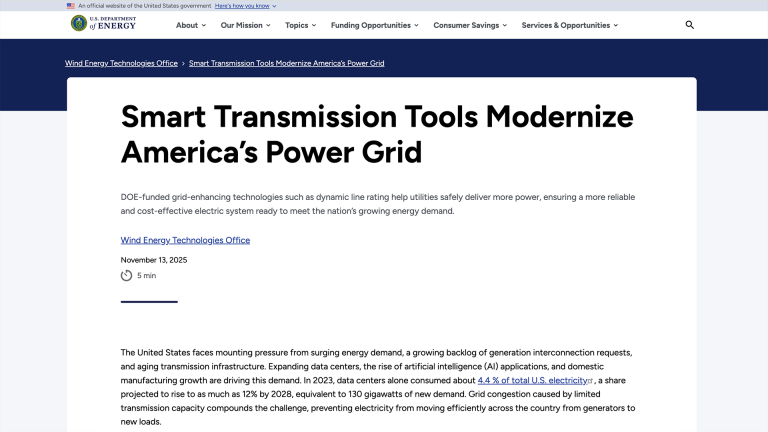 Smart Transmission Tools Modernize America’s Power Grid – BEST START